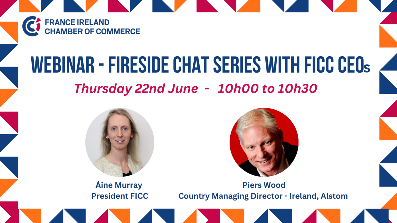 Replay - Fireside Chat Series with FICC CEOs - Piers Wood, Ireland Alstom | FRENCH IRELAND ...